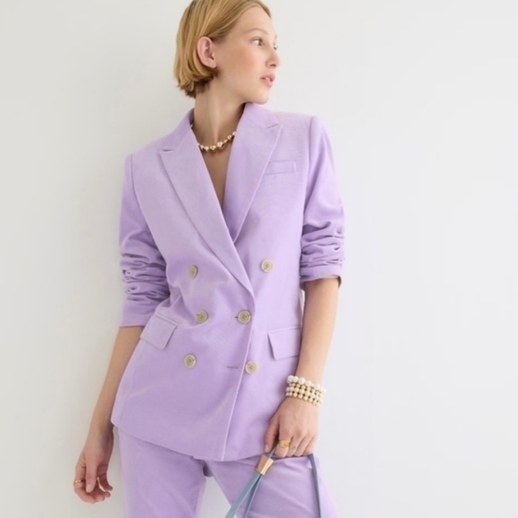 J. Crew | Pants & Jumpsuits | J Crew Lavender Corduroy Suit Sz 6 | Poshmark